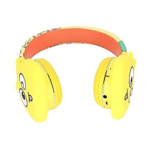 Kids Bluetooth Headphones,Over-Ear Foldable Noise Cancelling Headset,Cute Cartoon Wired/Wireless Headphones,Built in Microphone,Stereo Sound,for Phones Tablets Laptops