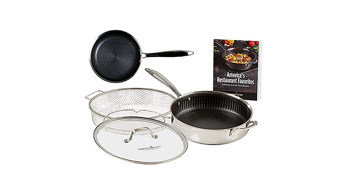 Copper Chef Titan Fry Pans Set: 9.5" & 8"