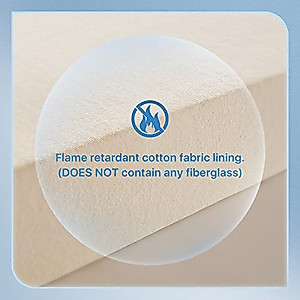 Memory Foam Crib Mattress, Dual Side Toddler Mattress,Washable and Waterproof, fits Standard Full-Size Crib and Toddler Bed,Fiberglass-Free.