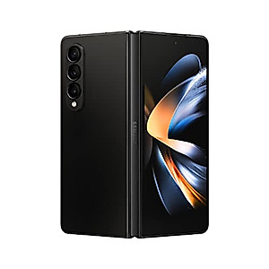 SAMSUNG Galaxy Z Fold 4 Cell Phone, Factory Unlocked Android Smartphone, 256GB, Flex Mode, Hands Free Video, Multi Window View, Foldable Display, S Pen Compatible, US Version, Phantom Black (Renewed)