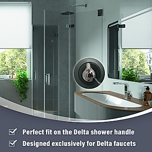 RP28595 Shower Handle Replacement for Delta Faucet Temperature Knob and Cover, Delta Plumbing Replacement Parts