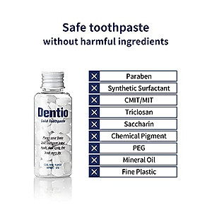 Whitening Toothpaste Tablets, for Camping, Travel, Fresh Breath (120 Count)