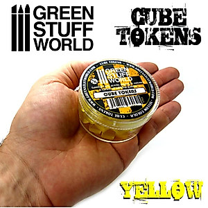 Green Stuff World Yellow Cube Tokens 1563