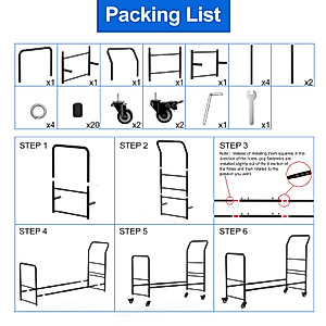 Rolling Tire Rack Adjustable,Metal Tire Storage and Transport Trailer,Heavy Duty Tire Holder,Mobile Tire Storage Shelf Cart with 4 Wheel,Garage/Workshops/Repair Shop Tire Stand Spare Tire Carrier