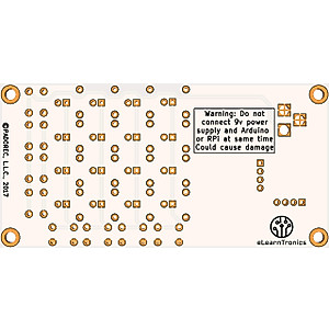 eLearnTronics Learn to Solder | Electronics Learning Board: Multiplexer | Practice Soldering & Learn Electronics Use with Arduino or Raspberry Pi