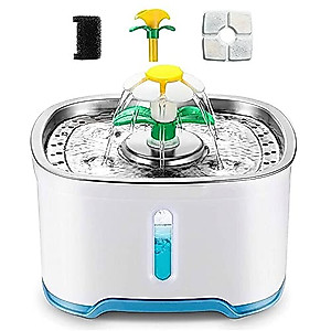 AHEGAS Dog Food Bowl New Electric Automatic Pet Cat and Dog Water Dispenser Water Dispenser Feeder Bowl Pet Water Dispenser Pet Cats and Dogs ( Color : Blue )