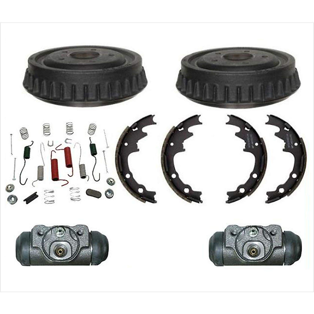 Standard Smaller 9 Inch Drums Cylinders Shoes Replacement Part for Ford Ranger 83-94 Only Rear Wheel Drive With The Smaller 9 Inch Drum