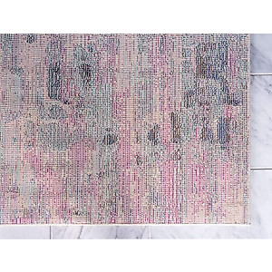 Unique Loom Positano Collection Coastal Modern Koi Fish Beige Area Rug (8' x 10')