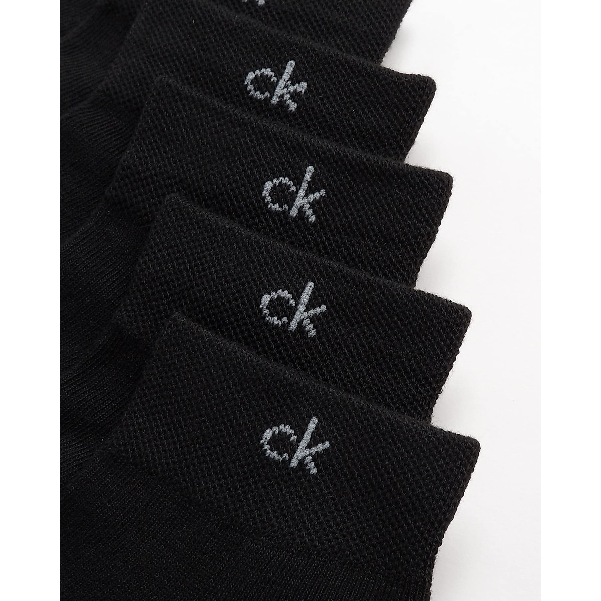 Calvin Klein Women's Athletic Sock - Cushion Quarter Cut Ankle Socks (6 Pack), Size 4-10, Black
