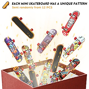 TIME4DEALS 4 PCS Finger Toys Professional Finger Boards Mini Skateboard Fingerboards for Creative Fingertips Movement, Skateboard Educational Toys Party Favors Novelty Toys for Kids Boys Girls Gifts