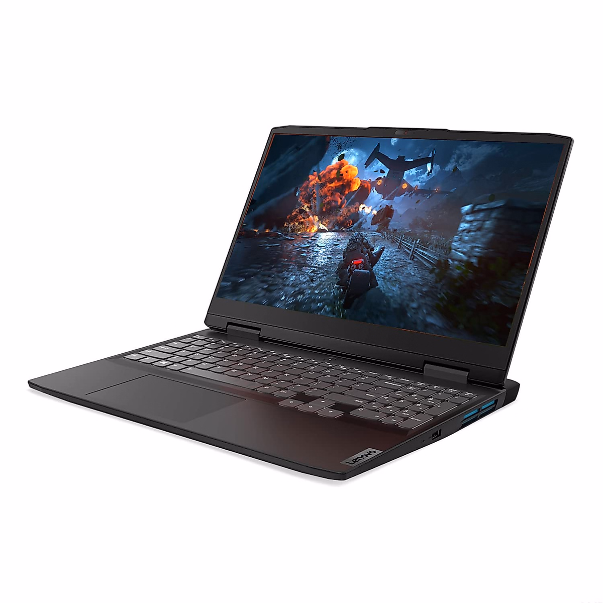 Lenovo IdeaPad Gaming 3 Laptop, 15.6” 120 Hz FHD Display, AMD Ryzen 7 7735HS, NVIDIA GeForce RTX 4050, 64GB DDR5 RAM, 2TB SSD, Backlit KB, Wi-Fi 6, RJ-45, HDMI, Windows 11 Home, Grey