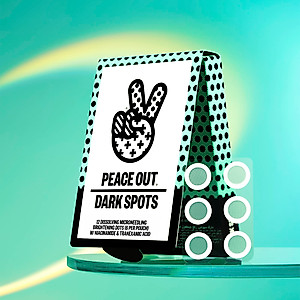 Peace Out Skincare Dark Spots. Dissolving Microstructure Dots to Reduce the Appearance of Dark Spots & Hyperpigmentation, Niacinamide Helps Reveal Clear, Even Skin (12 dots)