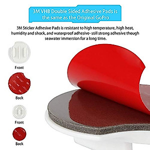 HSU Surf Mounts and Accessories for Ski, Snorkeling, Surfing, Wakeboarding Fitting GoPro Hero 11,10,9,8,7, 6,5,4,3,2, Session, Black, Silver, AKASO Campark, and Other Action Cameras (Surfing Kit)