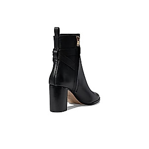 COACH Olivia Leather Bootie Black 9 B (M)