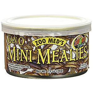 Zoo Med Laboratories SZMZM47 Zoo Can O Mini Mealies, 1.2-Ounce