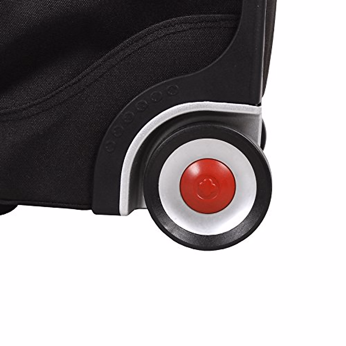 J World New York Lunar Rolling Backpack, Laptop Bag with Wheels, Black, 19.5"