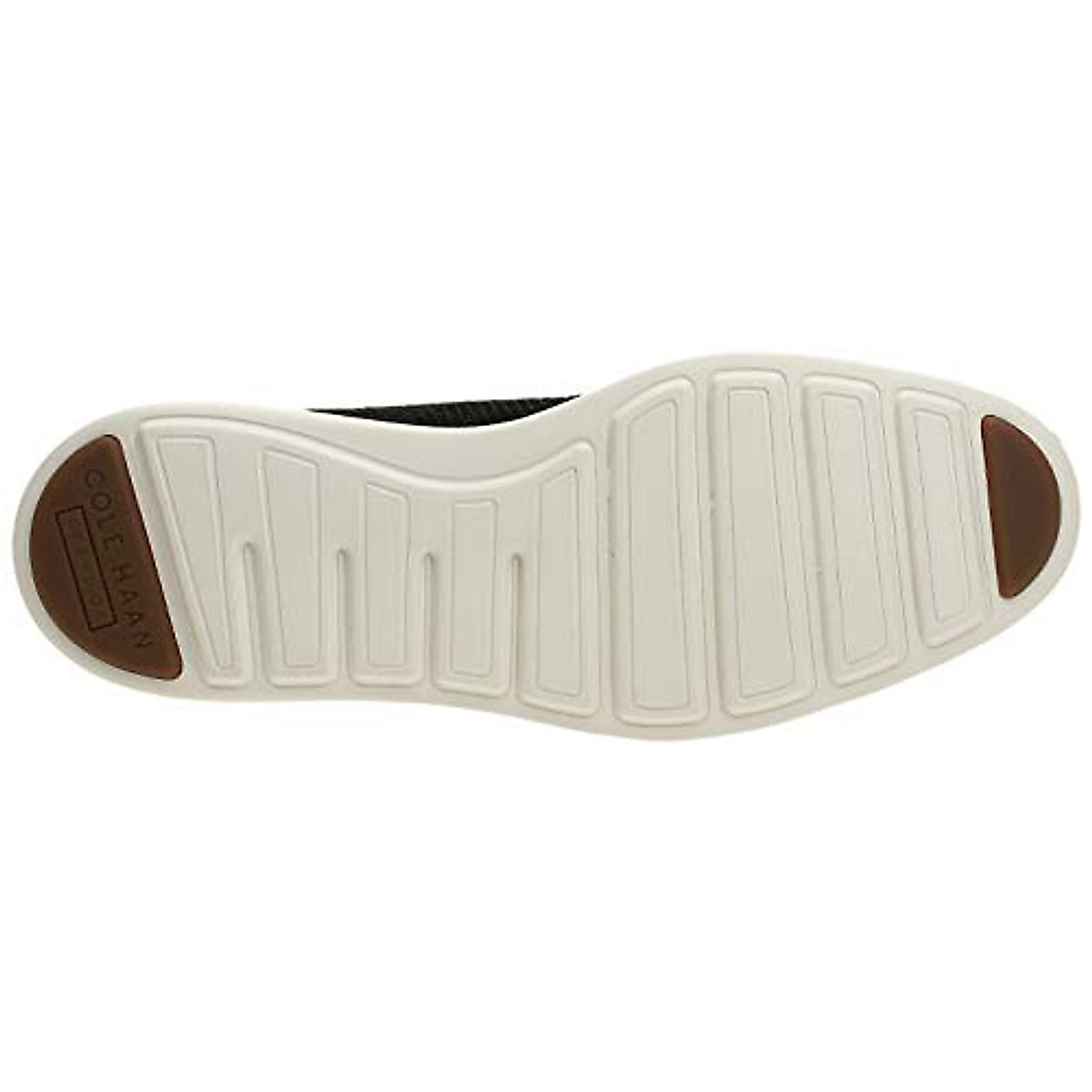 Cole Haan Men's Original Grand Knit Wing TIP II Sneaker, BLACK/IVORY, 10 M US