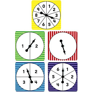 Teacher Created Resources Number Spinners, Set of 5 (20637)