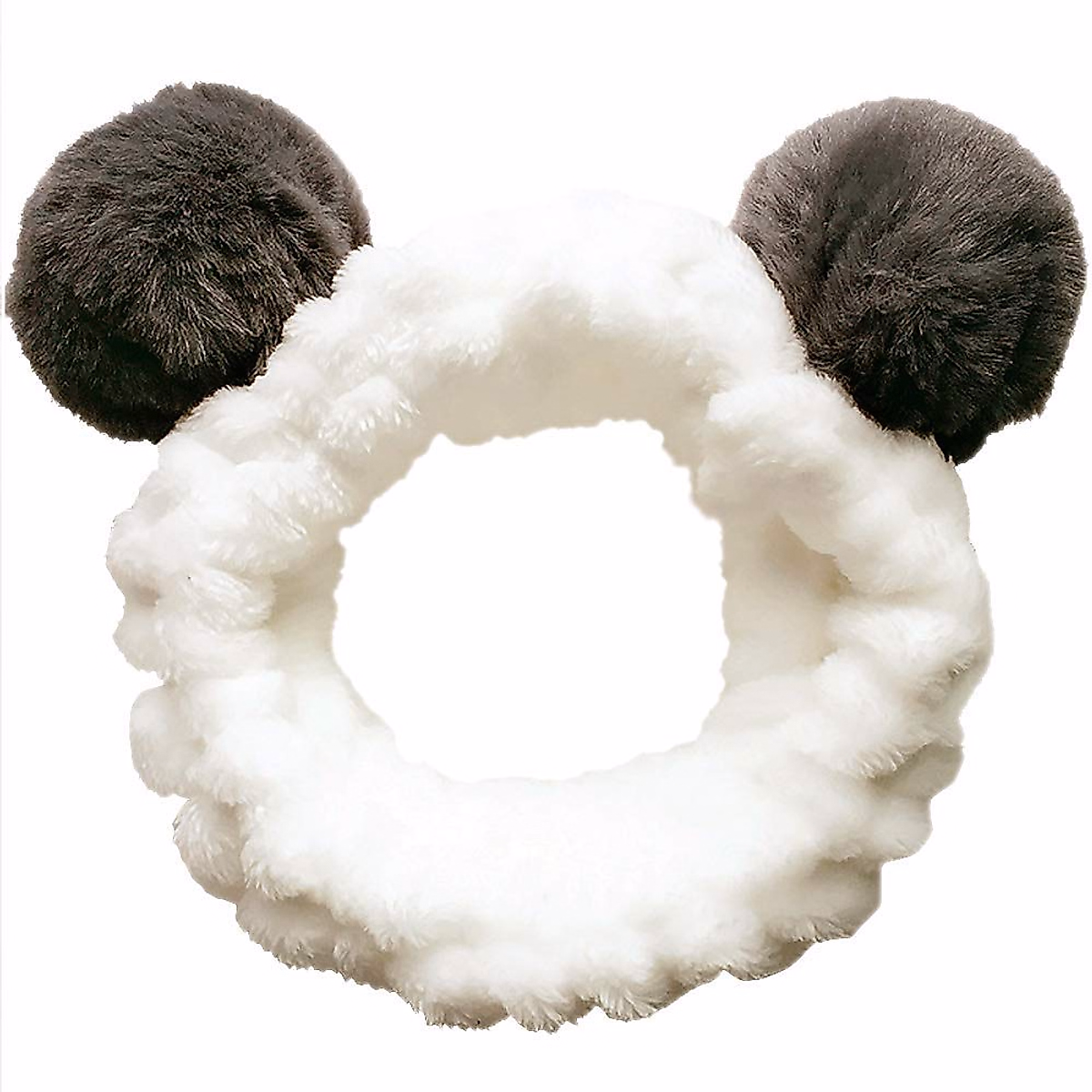 Huachi Headbands Women Washing Face Makeup Girls Baby Cute Elastic Facial Hair Bands Korean Beauty Products Spa Shower Yoga Headwrap Costume Hair Accessories, Animal Panda Ears