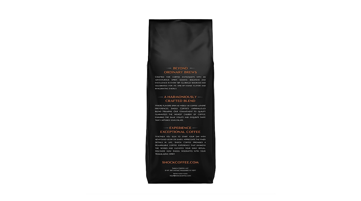 Shock Coffee Bold Arabica Medium-Dark Roast Whole Beans