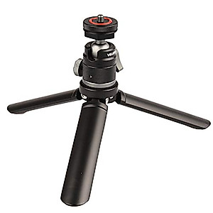 Uonlytech Camera Tripod Camera Tripod Head with Cold Shoe Mount Aluminium Alloy Adapter for Lights LED Monitors Microphones Video Camera Camera Stand Camera Stand