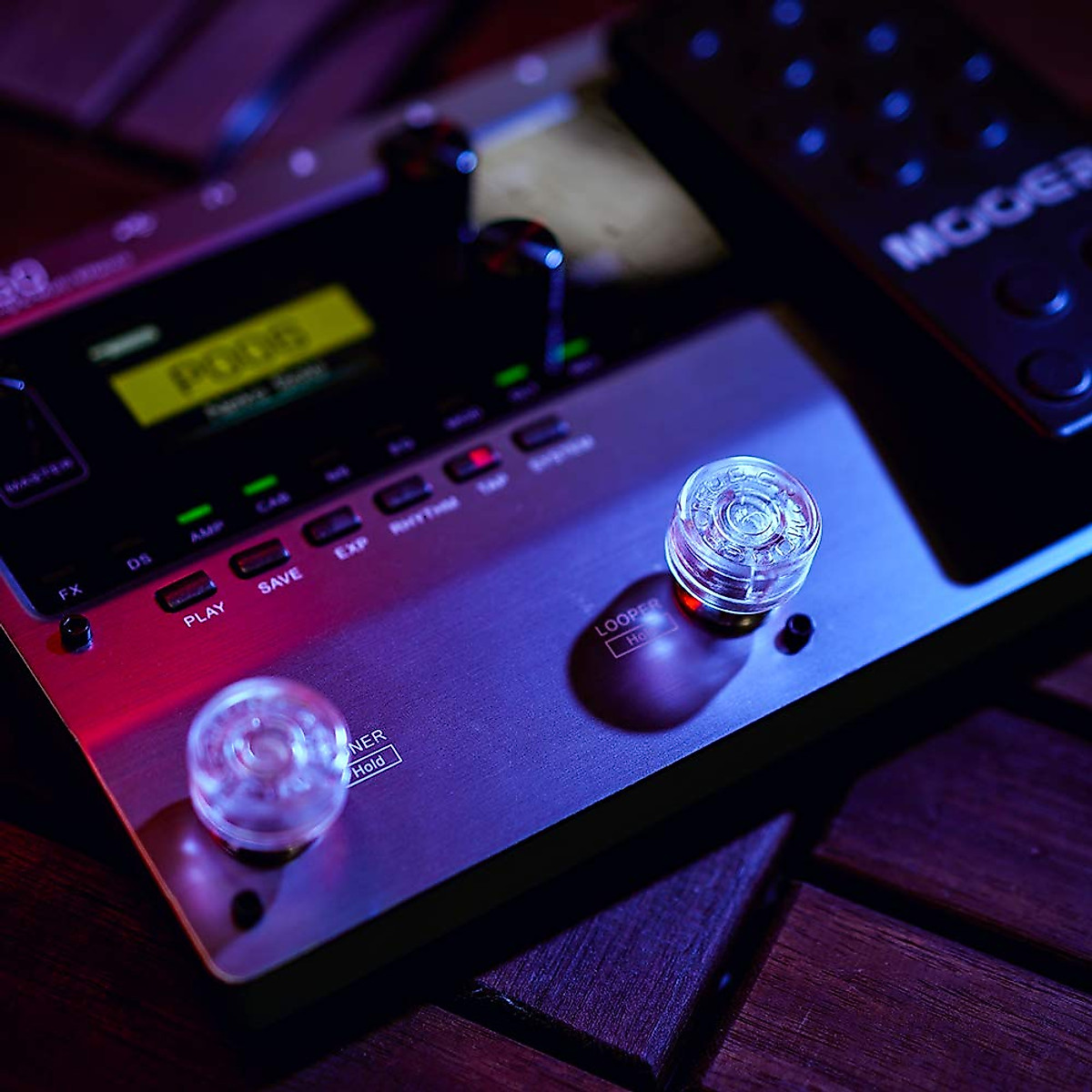 MOOER Candy Series Transparent Clear Guitar Footswitch Toppers