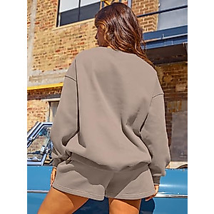 AUTOMET Womens Two Piece Outfits 2 Piece Lounge Matching Sets Sweatsuits Soft Shorts Fashion Fall Clothes Sweatshirts Hoodies