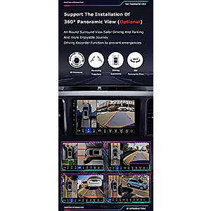 9" Android 10 Car Stereo GPS Carplay Head Unit Bluetooth Multimedia Player for Dodge Journey 2011-2020 Android Auto Audio Video Player Touch Screen Car Radio, Mirror Link GPS Navigation DSP USB