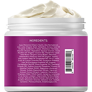 Brooklyn Botany Microdermabrasion Facial Scrub 2.5 oz – Exfoliating Face Scrub for Tightening and Brightening Skin - Face Exfoliator for Acne Scars, Wrinkles, Fine Lines and Aging Spots