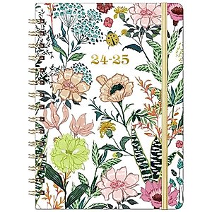 2024-2025 Academic Planner – Weekly ＆ Monthly Planner from Jul. 2024 – Jun. 2025, 6.4" x 8.5" with Tabs, Flexible Hardcover, Thick Paper, Strong Twin-Wire Binding, Back Pocket, Inspirational Quotes