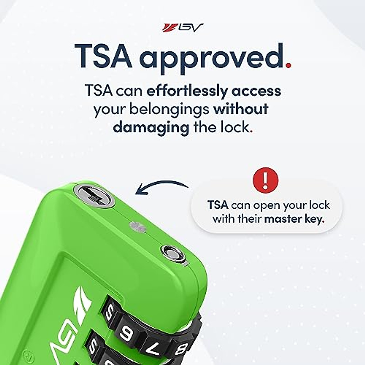TSA Approved Luggage Travel Lock, Set-Your-Own Combination Lock for School Gym, Golf Bag, Locker, Luggage Suitcase Baggage Locks, Filing Cabinets, Toolbox, Case (Green, 2 Pack)