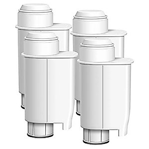 AQUACREST TÜV SÜD Certified Coffee Water Filter, Replacement for Brita® Intenza® Water Filter Gaggia®, Philips®, Saeco®, CA6702/00, Intenza® Coffee Filter (Pack of 4)