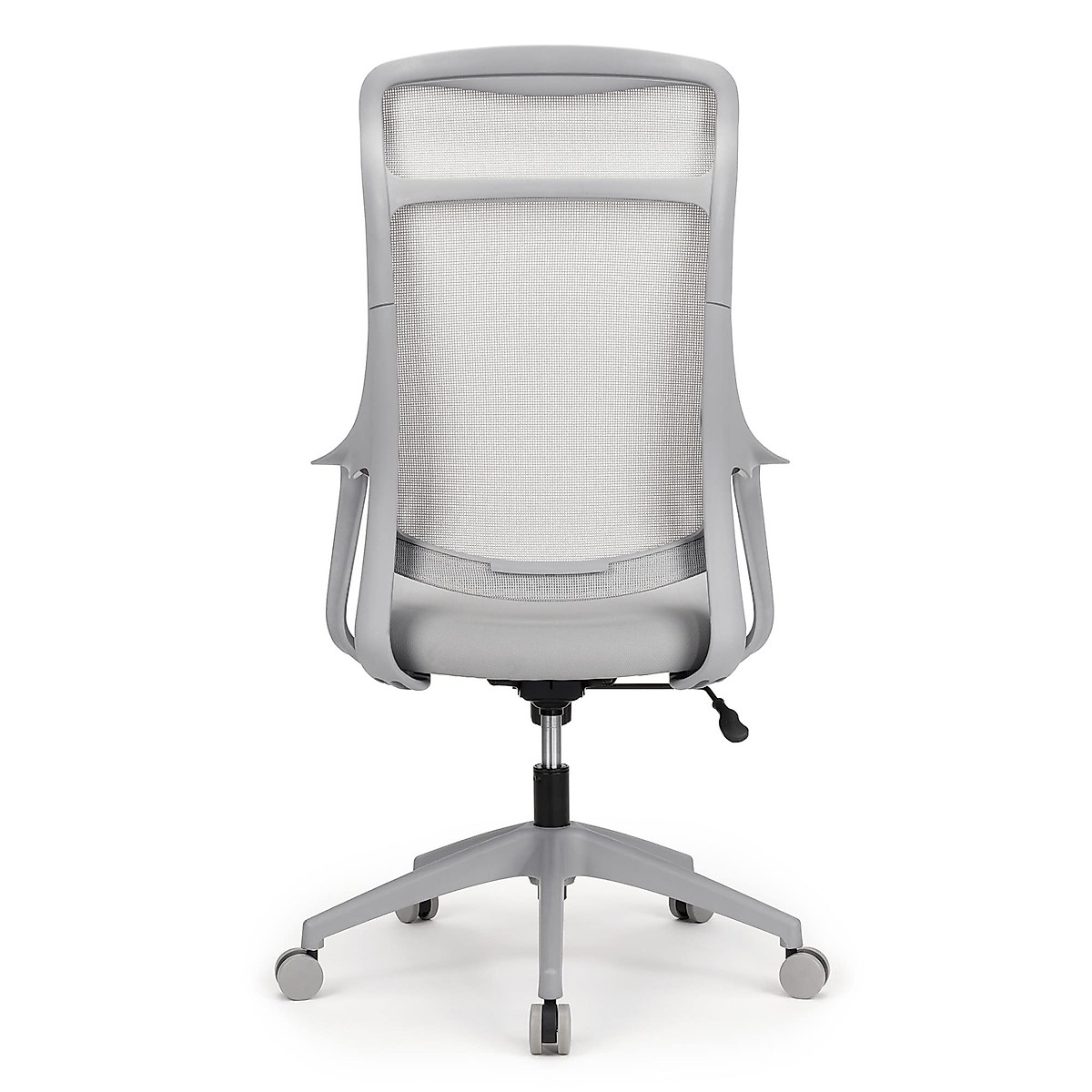 Realspace® Lenzer Mesh High-Back Task Office Chair, Gray, BIFMA Compliant
