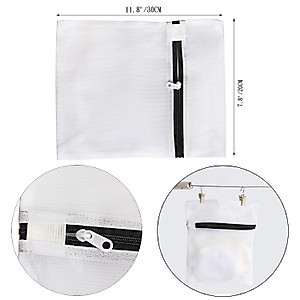 PINOWU Reusable Nursing Pads (10 Pack) for Breastfeeding Moms - 4.7 inch Washable Breastfeeding Nipple Pad for Maternity with Laundry Bag