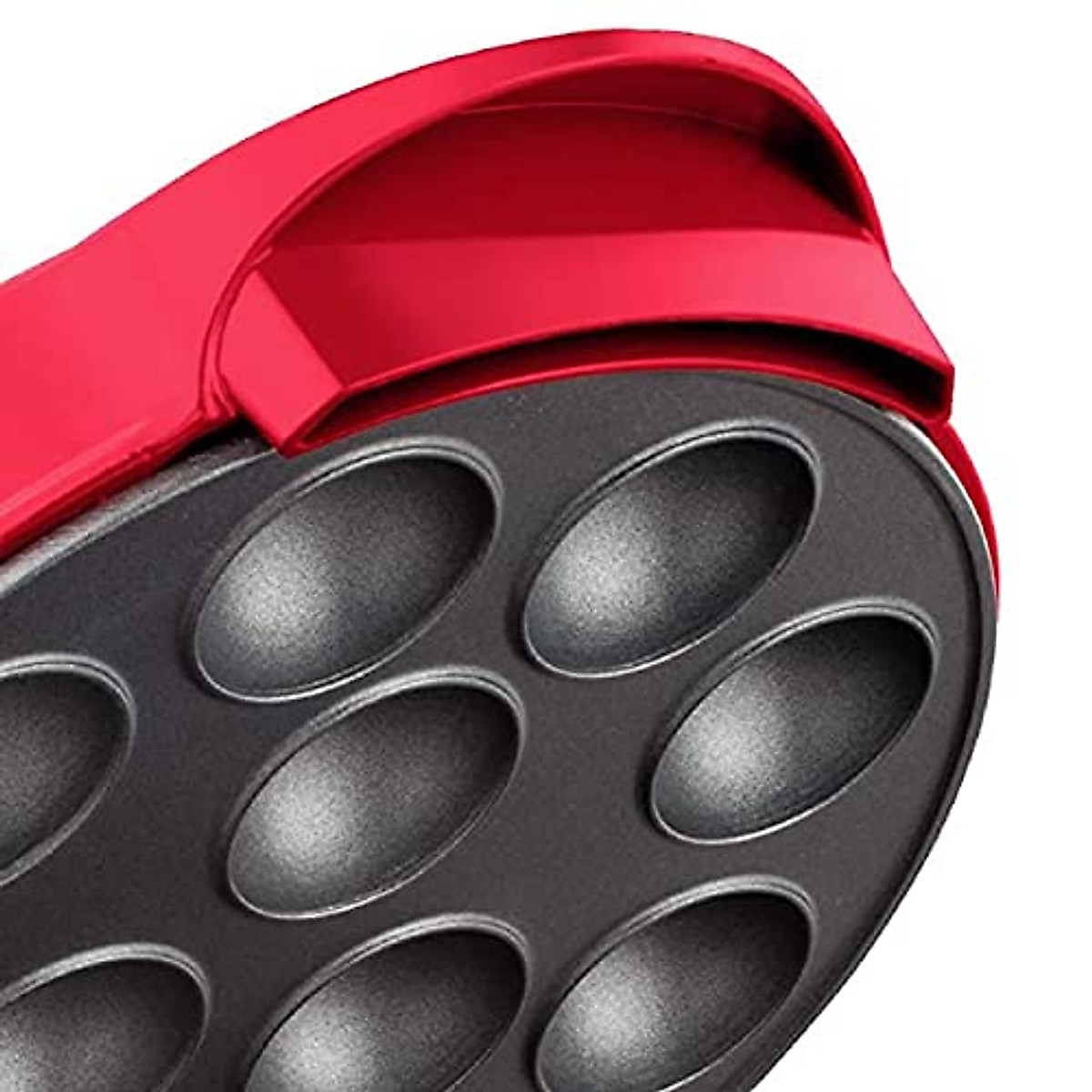 Holstein Housewares Cake Pop Maker, Red - Makes 12 Cake Pops, Non-Stick Coating, Perfect for Birthday and Holiday Parties