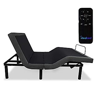 iDealBed 3i Custom Adjustable Bed Base, Wireless, Zero Gravity, One Touch Comfort Positions, Programmable Memory, Advanced Smooth Silent Operation (Full)
