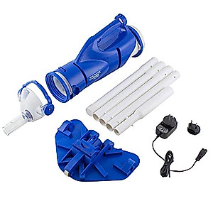 POOL BLASTER Catfish Ultra Rechargeable, Battery-Powered, Pool-Cleaner, Ideal for In-Ground Pools and Above Ground Pools for Cleaning Leaves, Dirt and Sand & Silt.