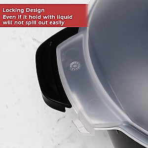 Professional Small Micro Cookware 1 Quart, Microwave Steamer for Vegetables, Microwave Cooker - BPA Free, Dishwasher Safe