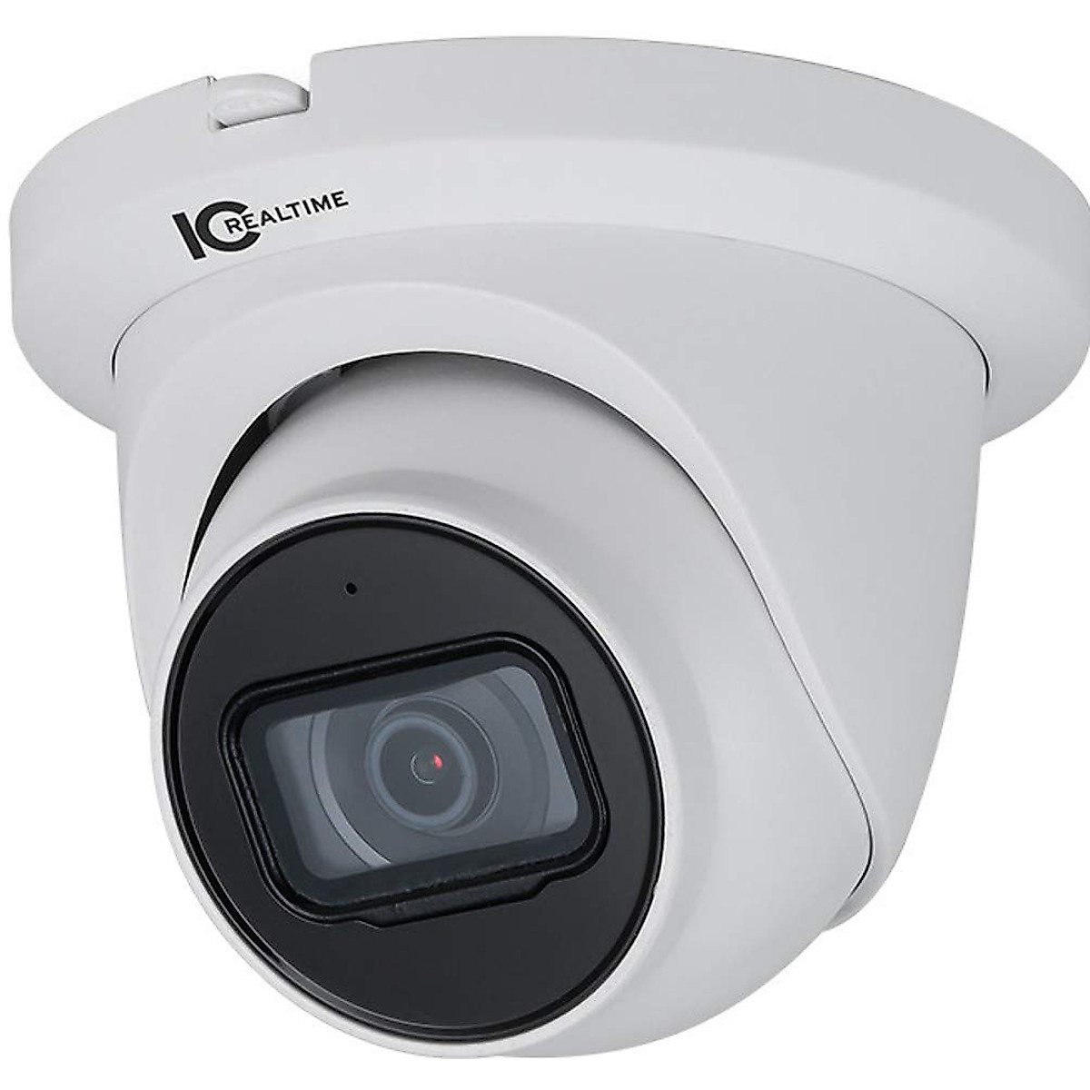 IC Realtime IPMX-E20F-IRW2 2MP IP Indoor/Outdoor Small Size Starlight Eyeball Dome Fixed 2.8mm Lens (106 AOV), 1/2.8 CMOS Sensor, IP67 Protection, Up To 164ft IR, POE, Replaced ICIP-D2000-IR