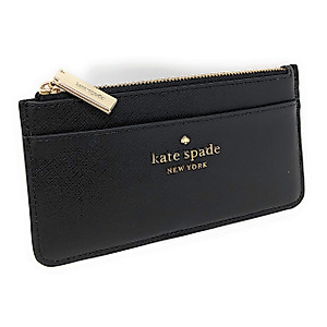 Kate Spade New York Small Card Holder Wallet Slim Large Black