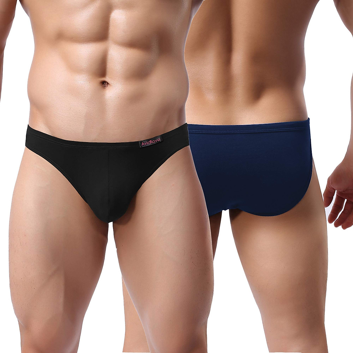 Avidlove Men Underwear Micromodal Bikinis 4 Pack Briefs