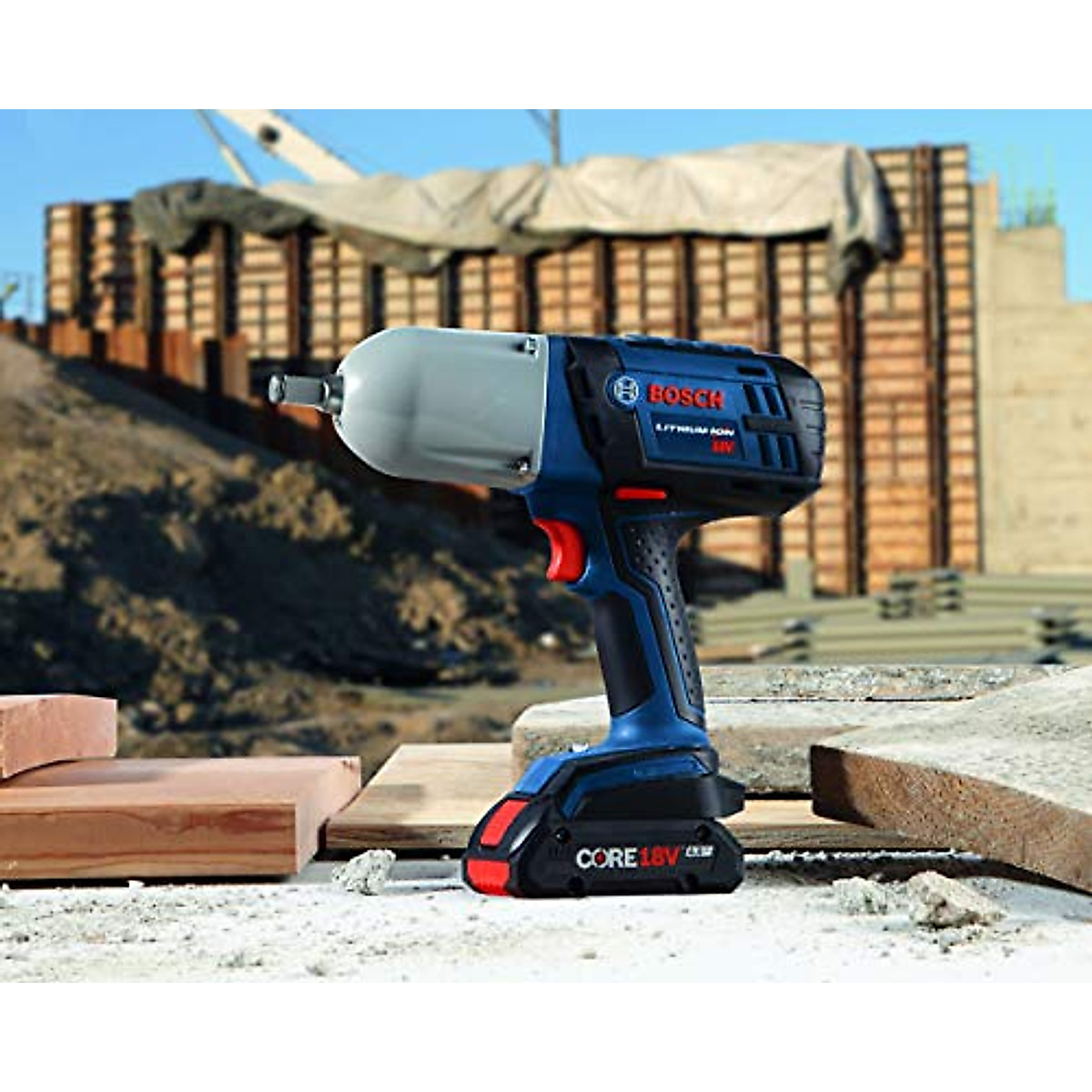 BOSCH - IWHT180-B25 Bosch IWT180-B25 18V High-Torque Impact Wrench Kit with Friction Ring