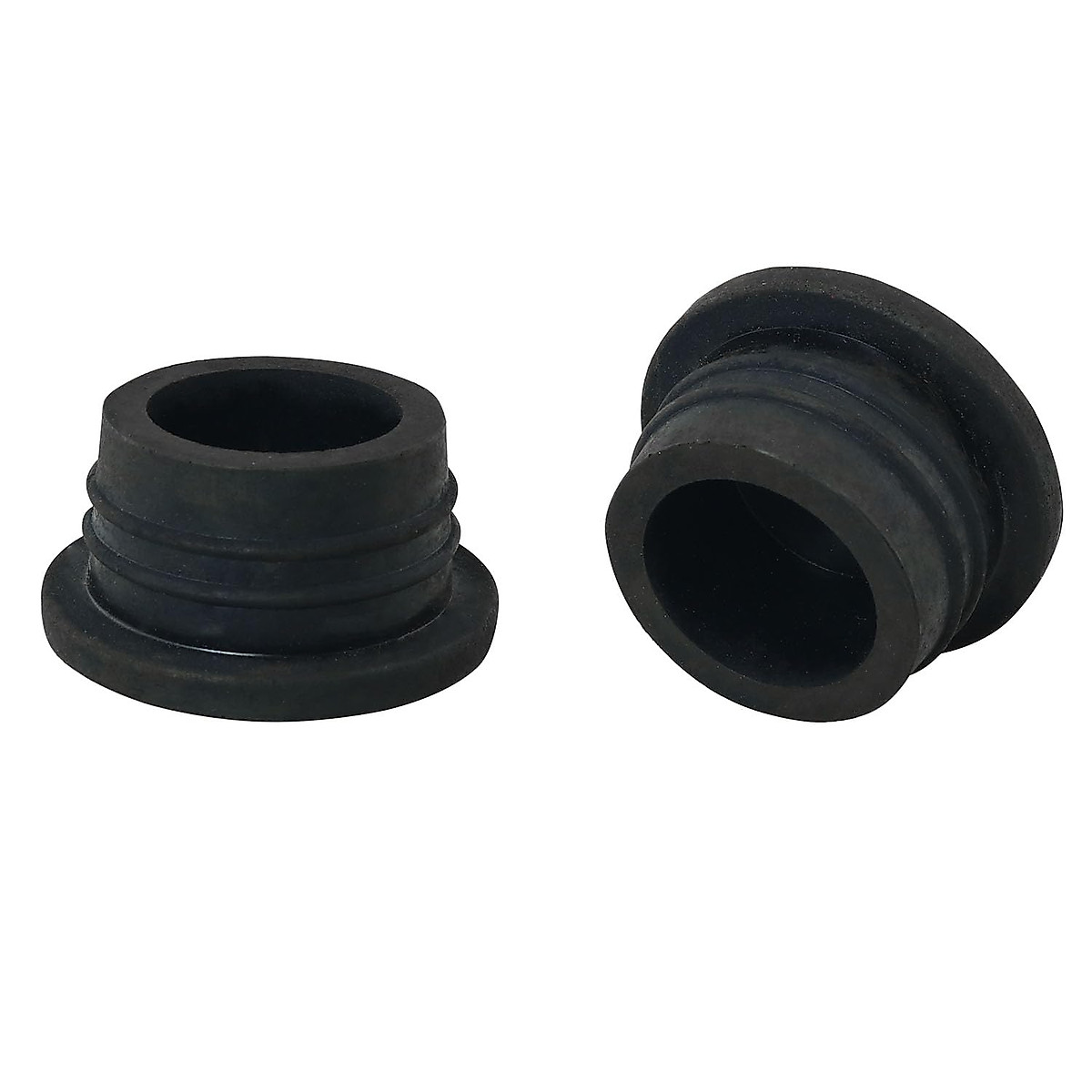 Pool Ladder Bumpers DGBRSM 2pcs Black Rubber Pool Ladder Bumpers for Inground Pool to Protect Swimming Pool Ladder Replacement Steps