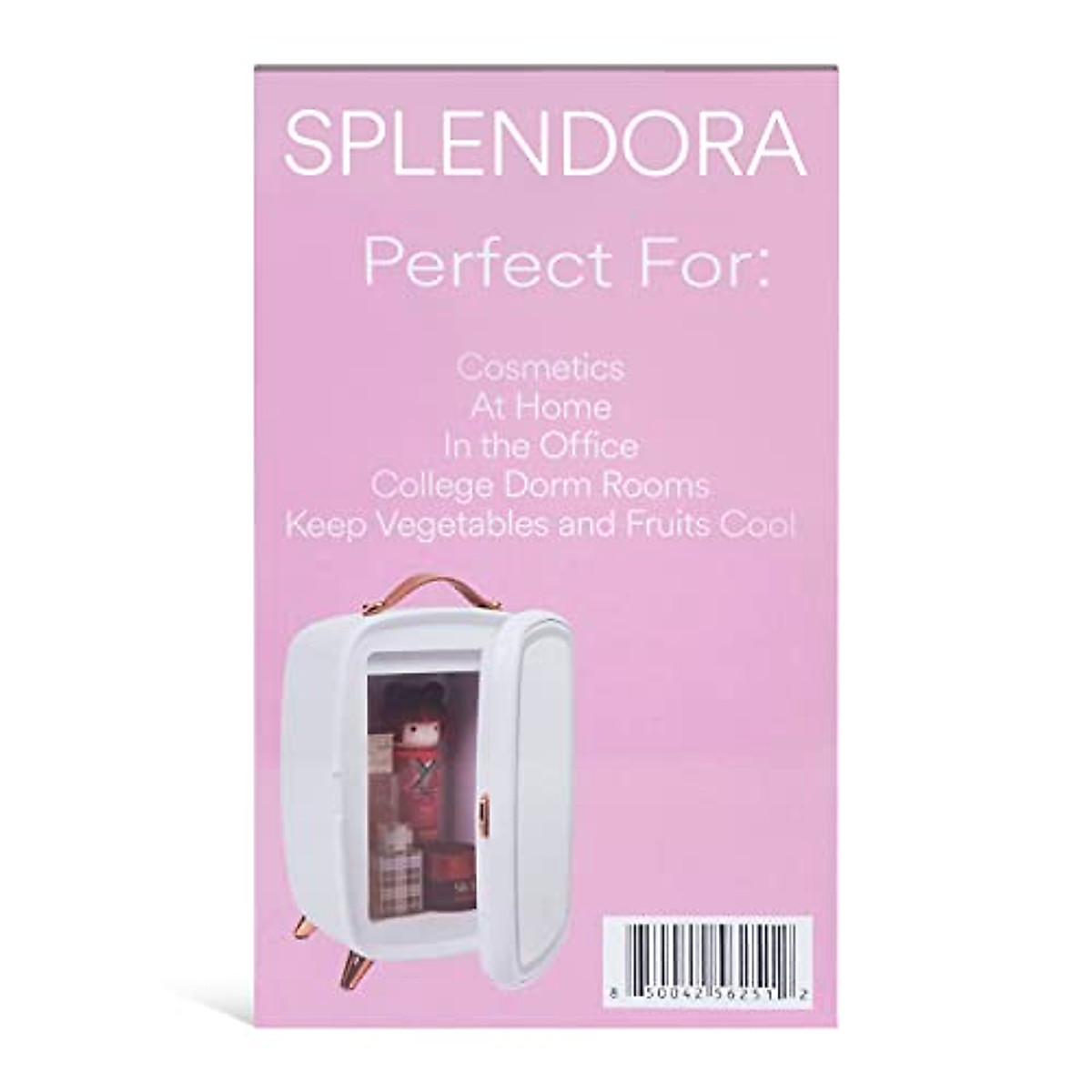 Splendora 6L Makeup & Skincare Fridge w/Light Up Mirror Free Ice Roller (6 Liter's Because 4L Mini Fridge Is Way Too Small!)