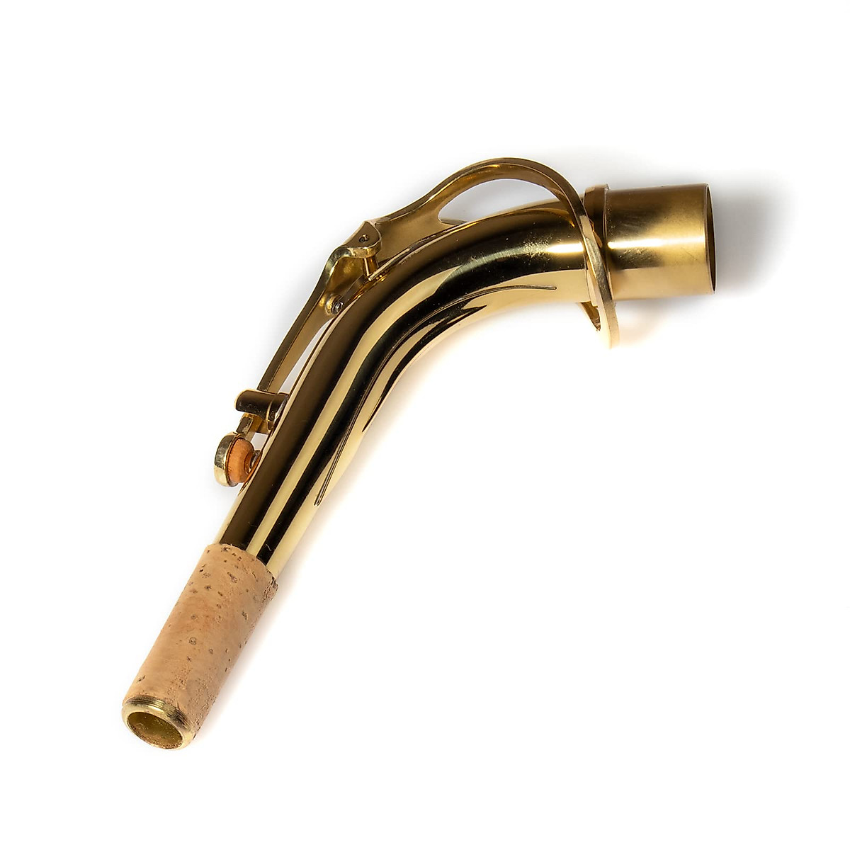 Cheerock Alto Sax Neck, 24.5mm Alto Saxophone Neck, Brass Alto Sax Neck Replacement Accessories, Alto Sax Repair Parts