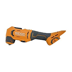 Ridgid 18V Cordless Oscillating Multi-Tool (Tool Only) 20,000 Oscillations Per Minute, Orange