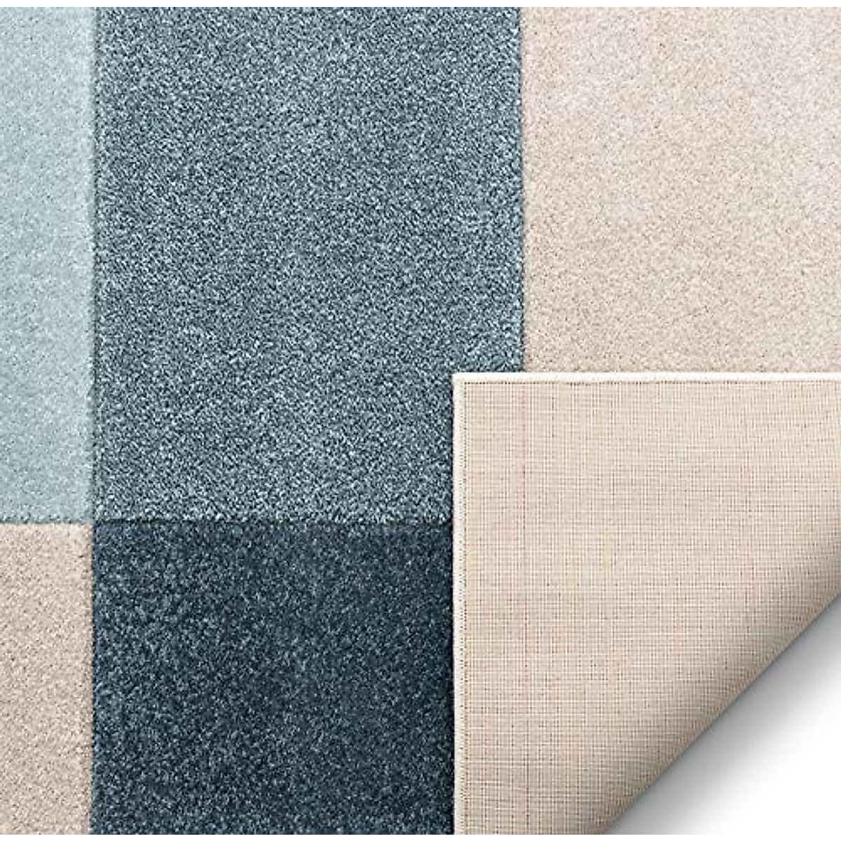 Well Woven Ruby Constance Multi Mid-Century Modern Geometric Boxes 5'3" x 7'3" Area Rug, 5 ft 3 in x 7 ft 3