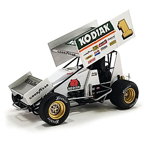 Winged Sprint Car #1 Swindell Kodiak Special National Sprint Car Hall of Fame and Museum World of Outlaws 1987 1/18 Diecast Model Car by Acme A1809524
