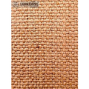 Burlap Canvas Fabric Natural Fiber Basket Weave Carpet / 48" Wide/Sold by The Yard