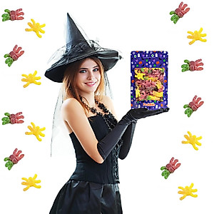 Fruidles Halloween Hair Spiders Gummies, Fun And Festive Holiday Snacking (Half-Pound Bag)
